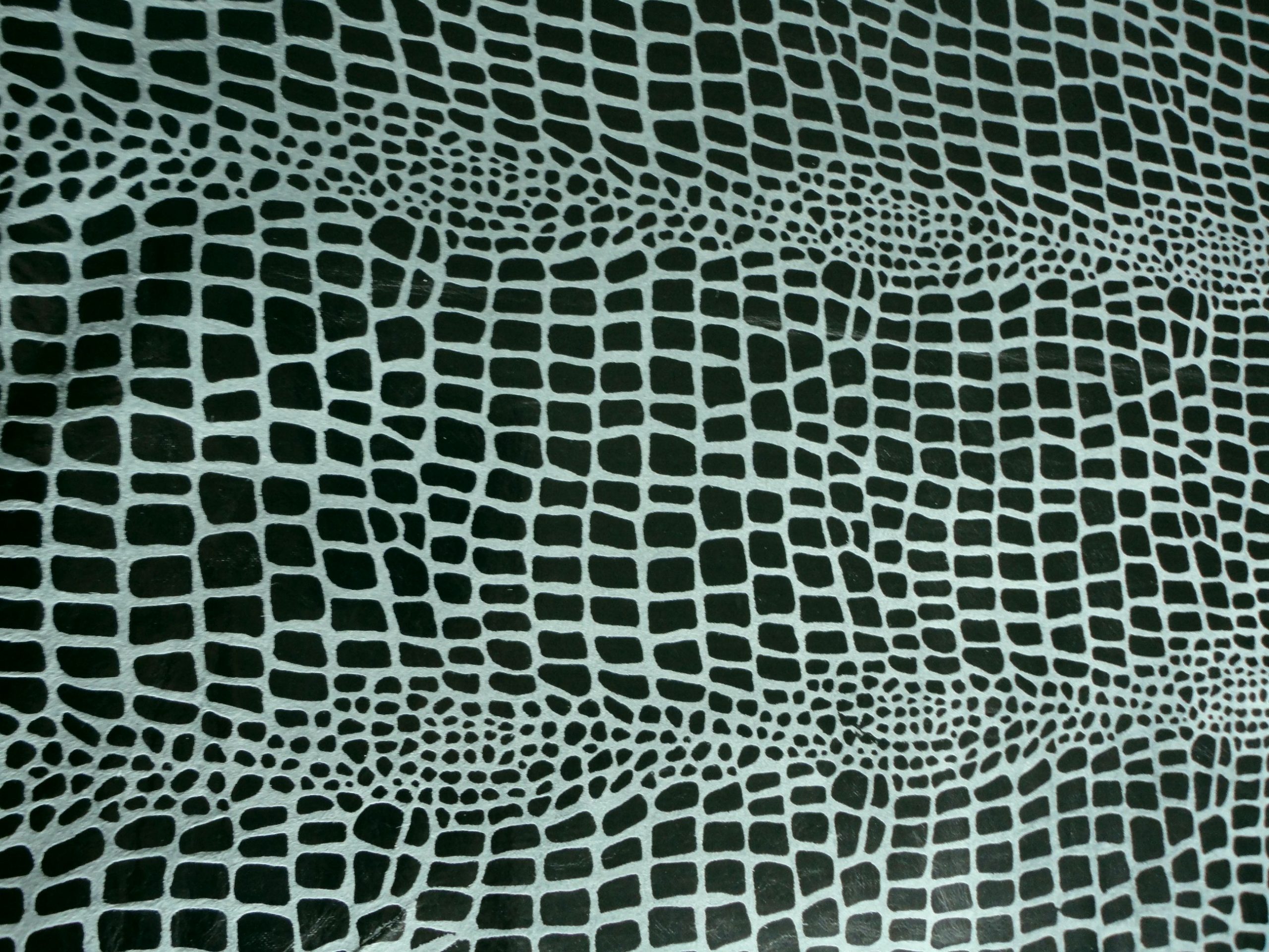 Black / Grey Mock Croc Effect leather – Sue's Leather