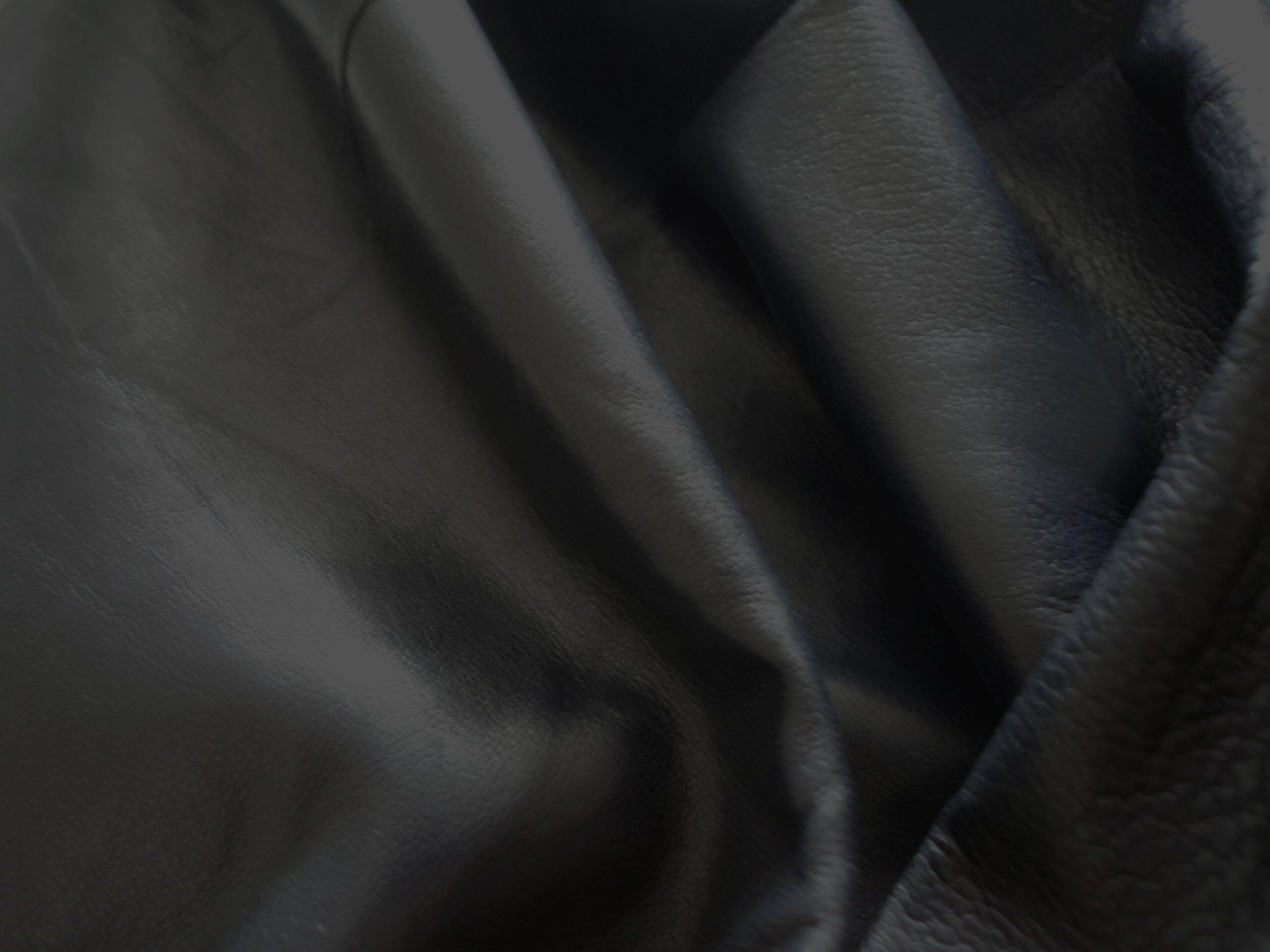 Black Smooth Soft leather (End of Hide) – Sue's Leather